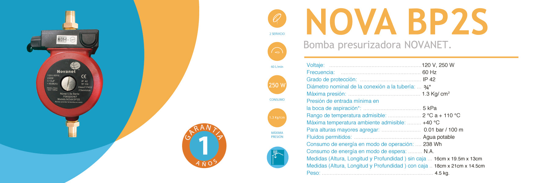 Bomba Presurizadora BP2S – NOVANET